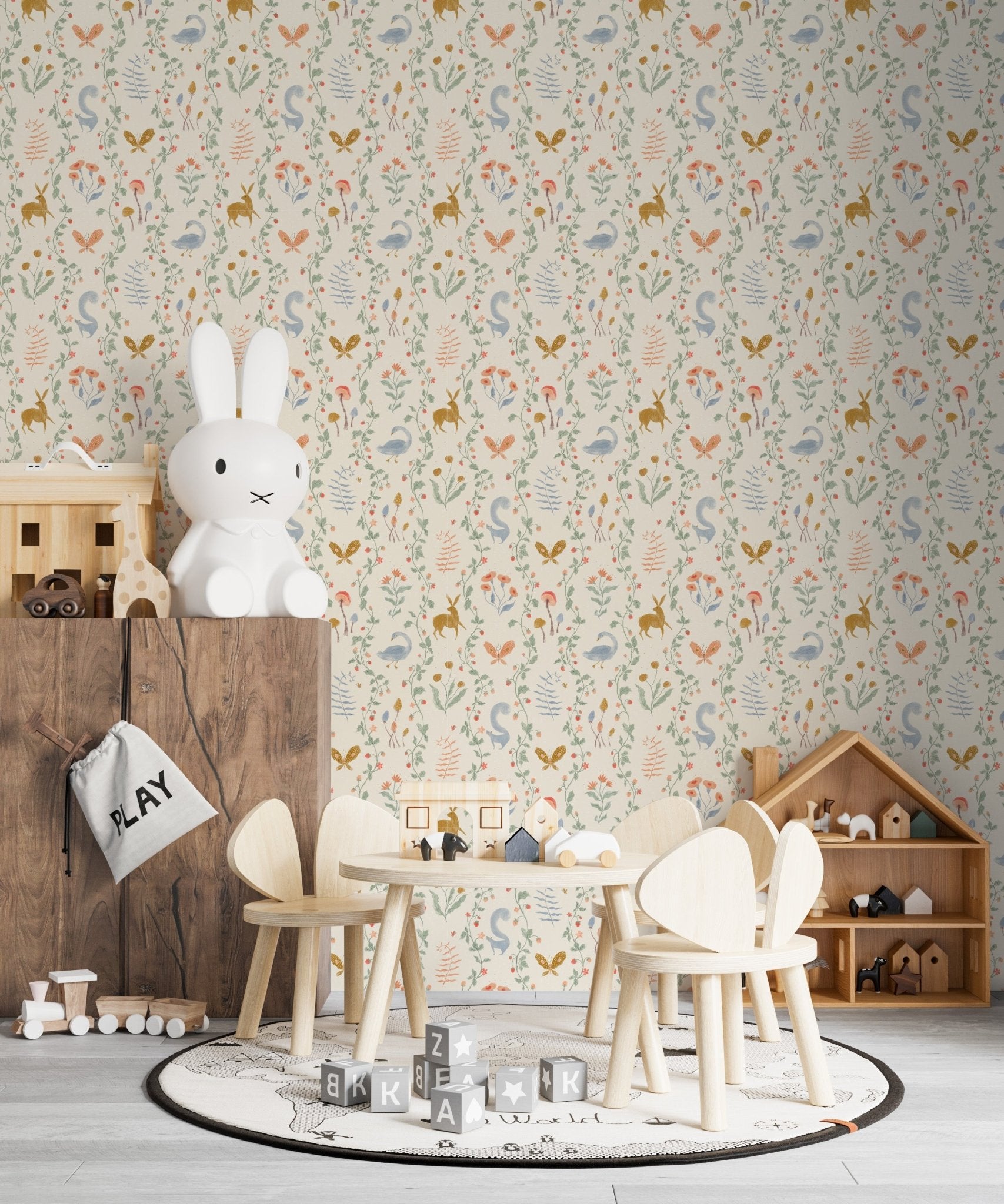 Coles Berry Patch Wallpaper Repeat Pattern : Munks and Me - Nursery ...