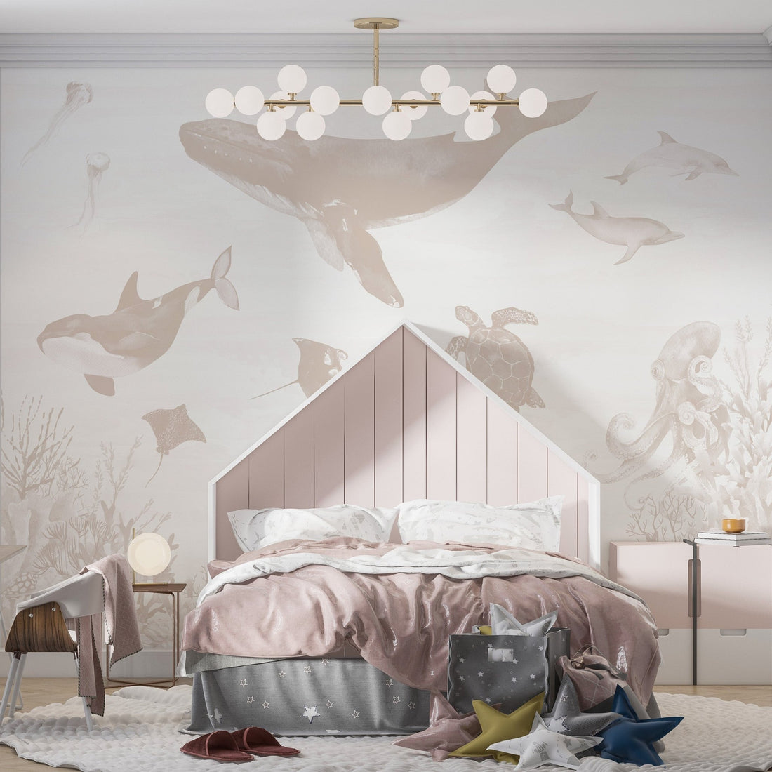 Ocean Magic Mural, Neutral